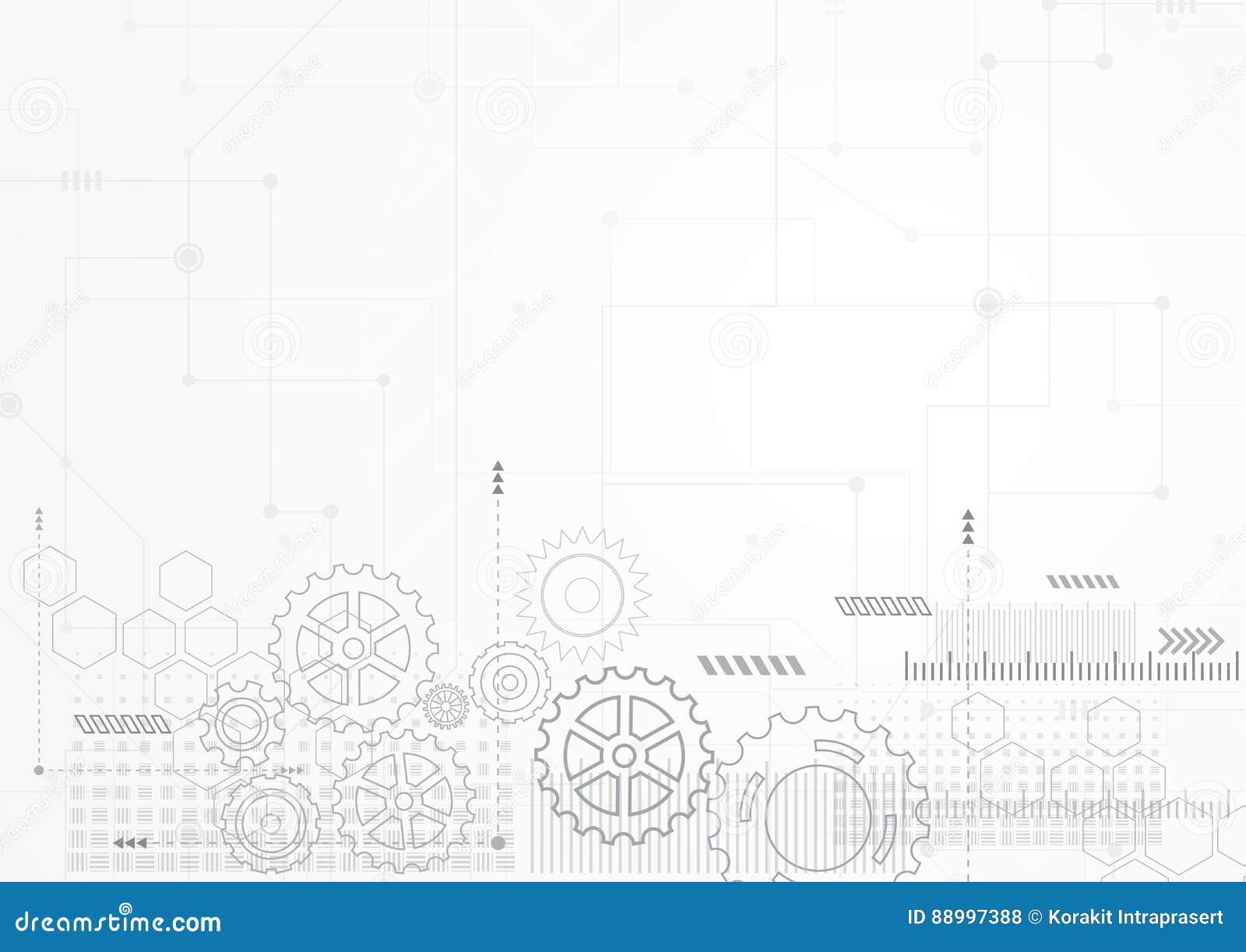 Abstract Technology Background Stock Vector - Illustration of ...