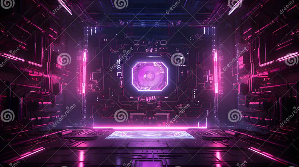 Abstract Technology Background with Wavy Color Grid. Analytics Data Algorithms. Computing ...