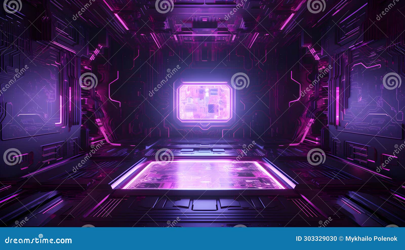 Abstract Technology Background With Wavy Color Grid Analytics Data