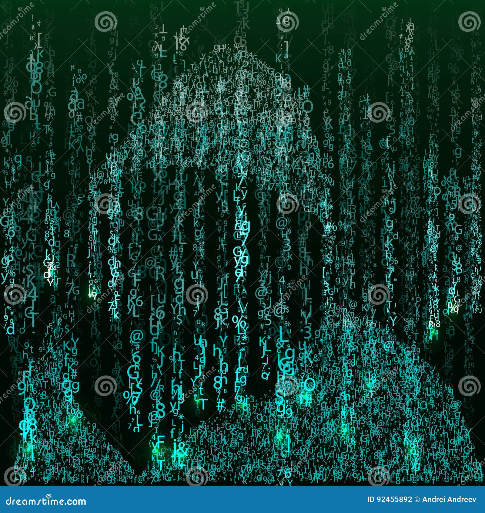 Abstract Technology Background Web Developer Computer Code Programming Stock Vector