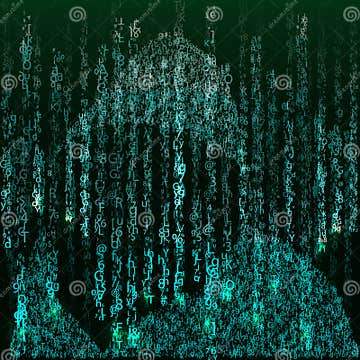 Abstract Technology Background. Web Developer. Computer Code. Programming Stock Vector ...