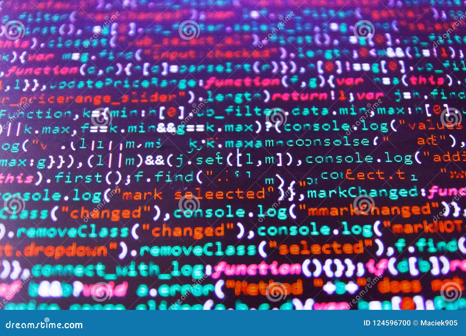 Web Site Codes On Computer Monitor Writing Programming Functions On Laptop Tensorflow Ai