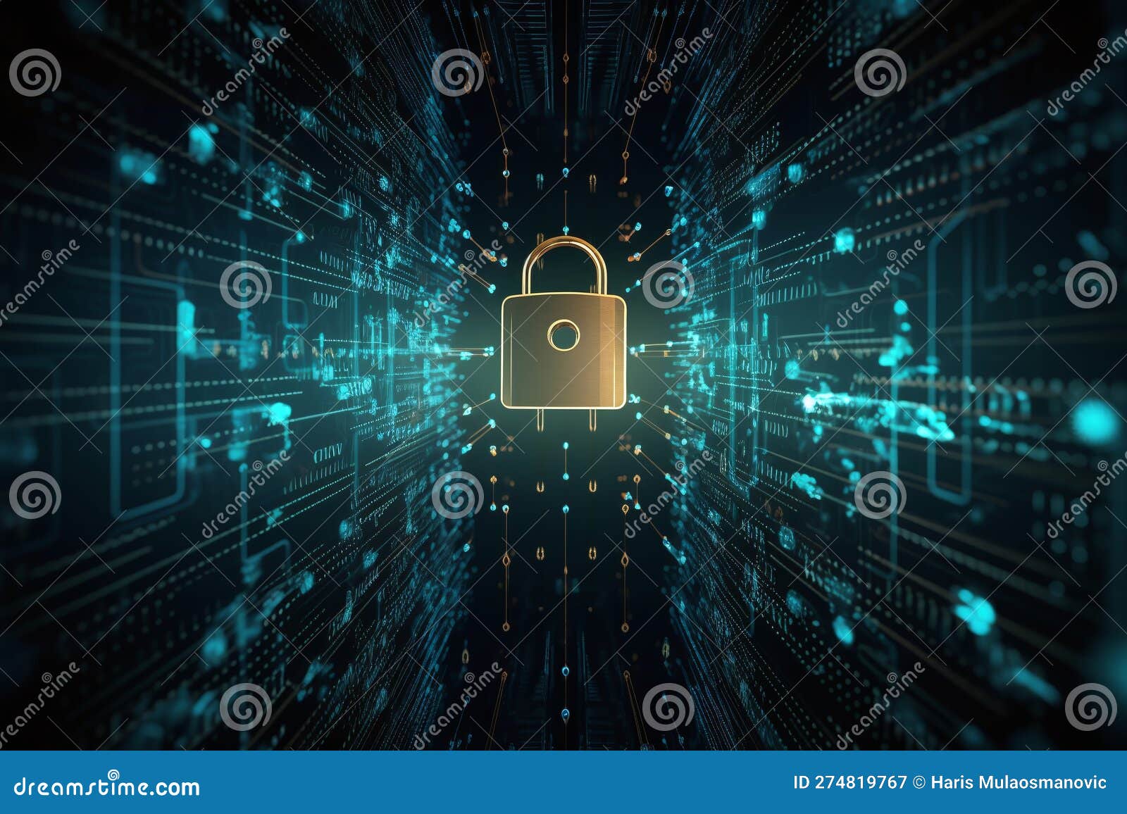 Cybersecurity And Data Protection Abstract Technology Backgrounds - Ai ...