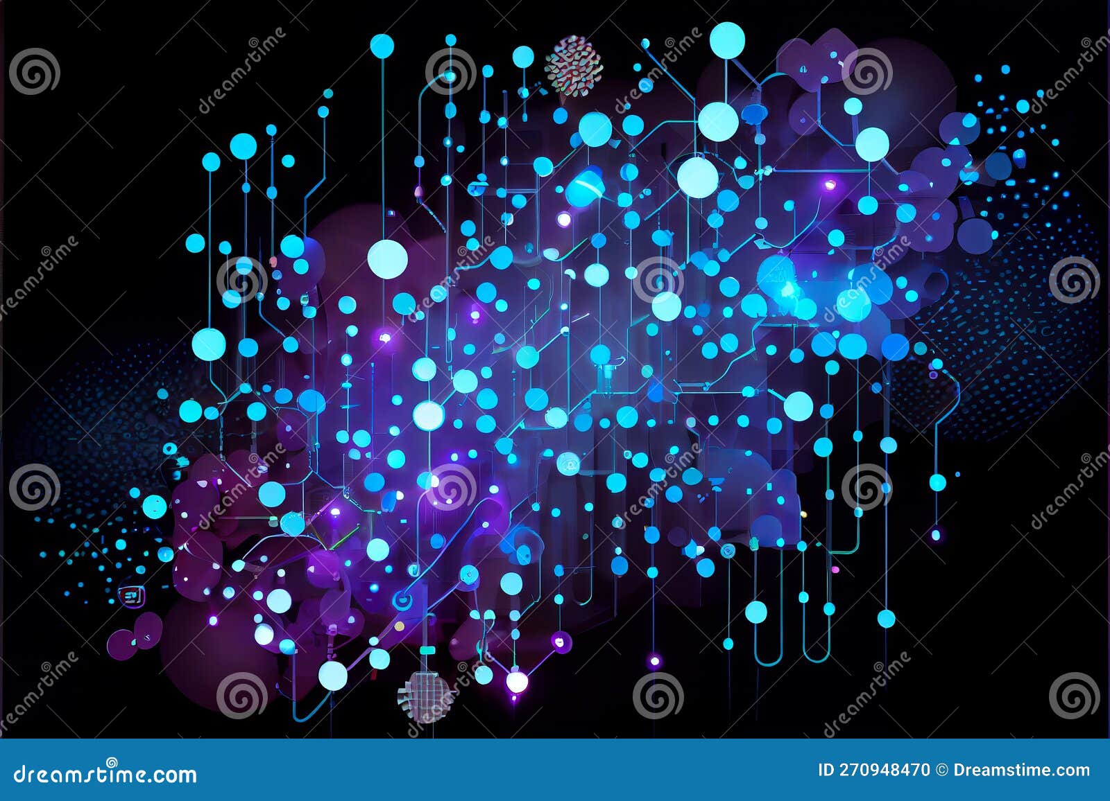 Abstract Technology Backgrpund with Dots and Lines Connected ... Abstract Technology Backgrpund with Dots and Lines Connected ...