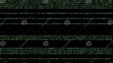 Abstract Technology Binary Code Background. Computer Code. Digital Flow. Big Data and ...
