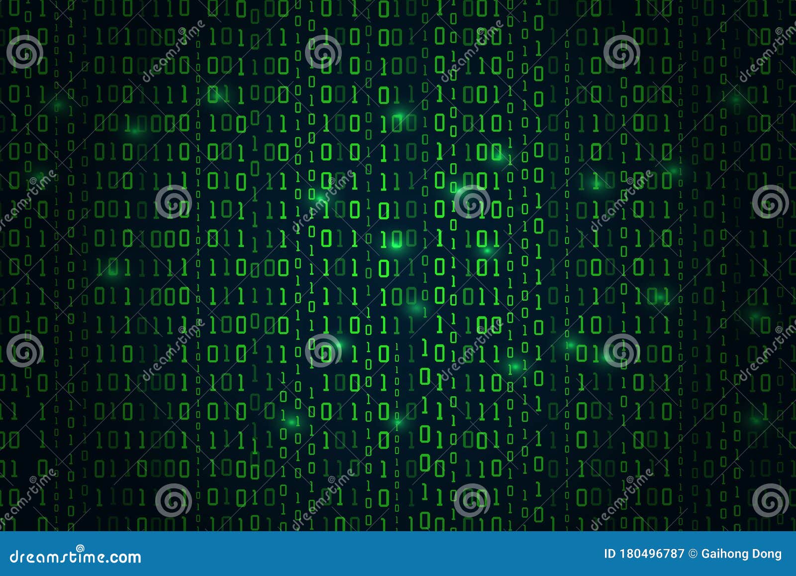 Abstract Technology Binary Code Background.Digital Binary Data and Secure Data Concept with ...