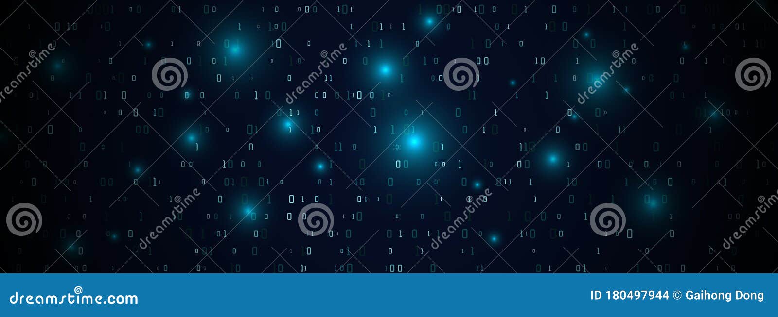 Abstract Technology Binary Code Backgrounddigital Binary Data And Secure Data Concept With