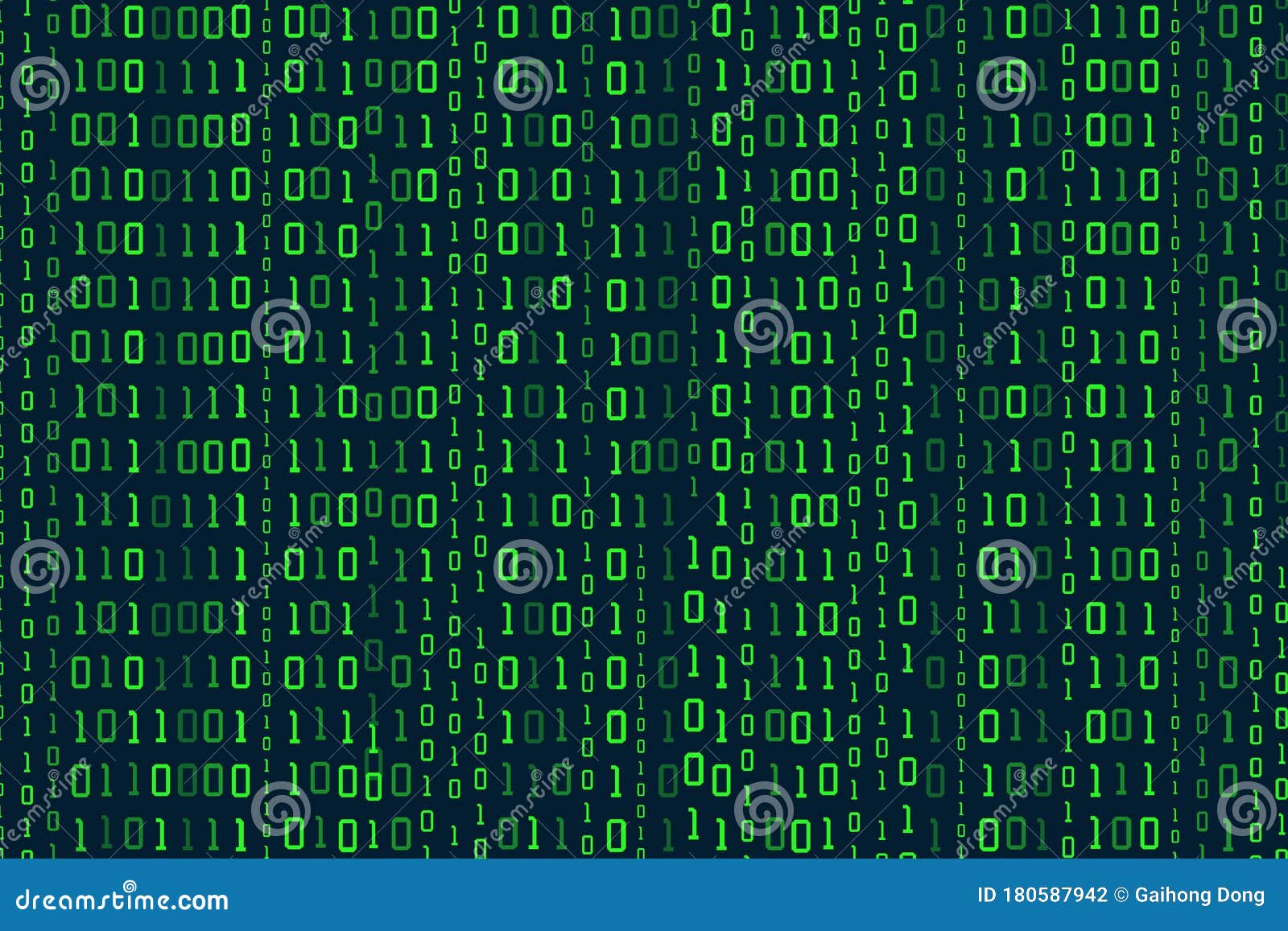 Abstract Technology Binary Code Backgrounddigital Binary Data And Secure Data Concept With