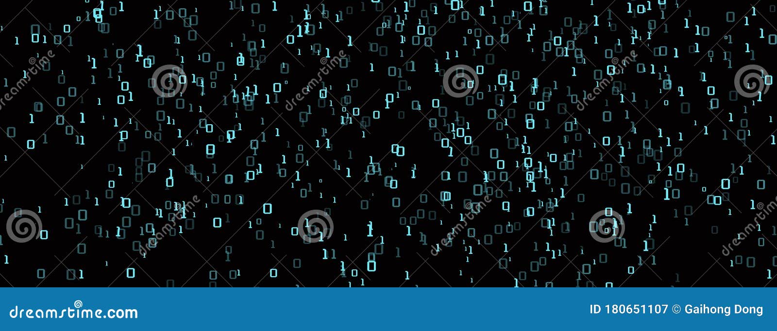 Abstract Technology Binary Code Backgrounddigital Binary Data And Secure Data Concept With