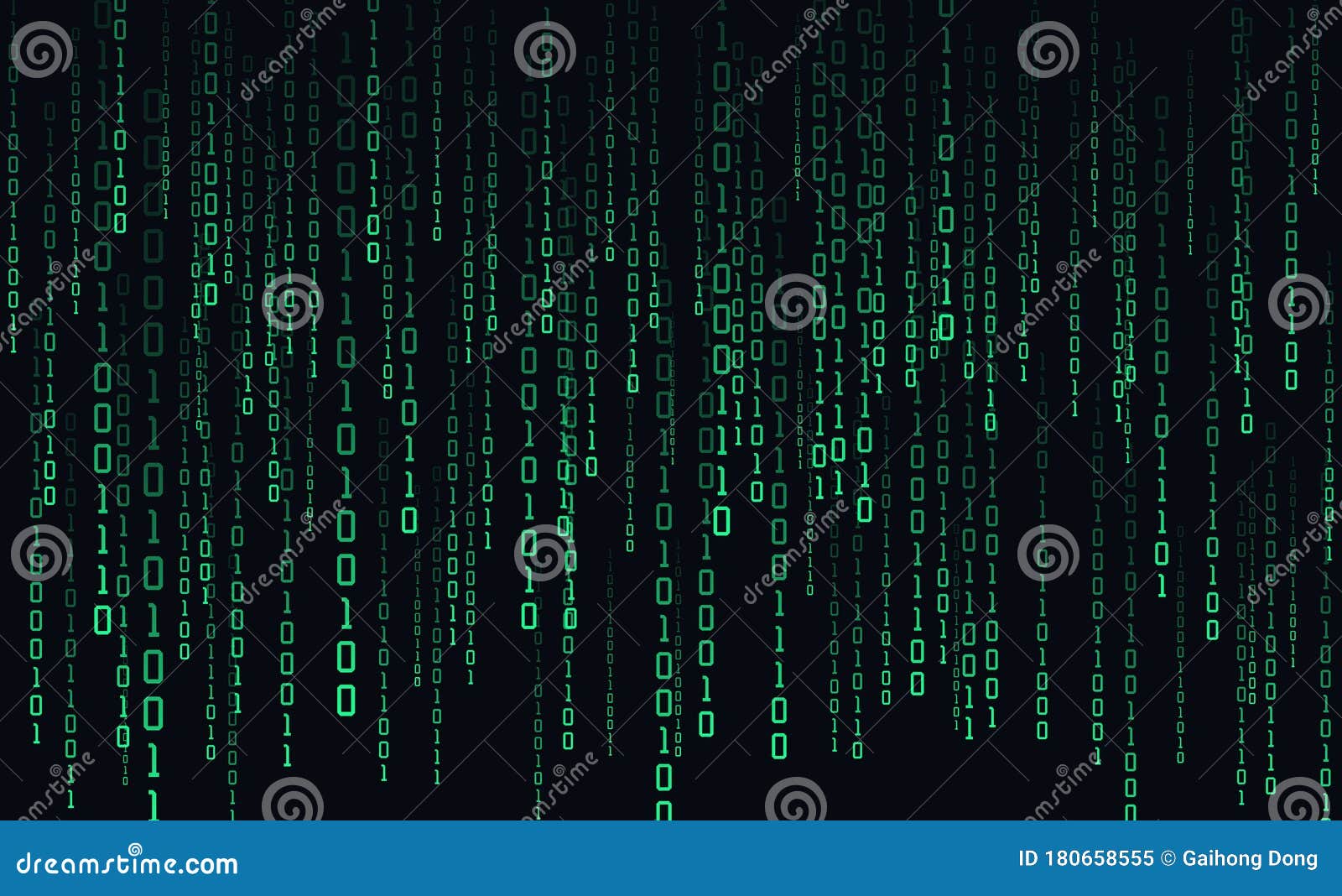 Abstract Technology Binary Code Backgrounddigital Binary Data And Secure Data Concept With