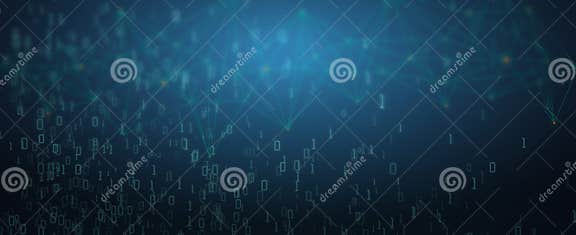 Abstract Technology Binary Code Background.Digital Binary Data and Secure Data Concept with ...