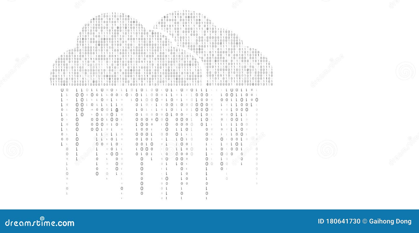 Abstract Technology Binary Code Background.Digital Binary Data and Secure Data Concept with ...