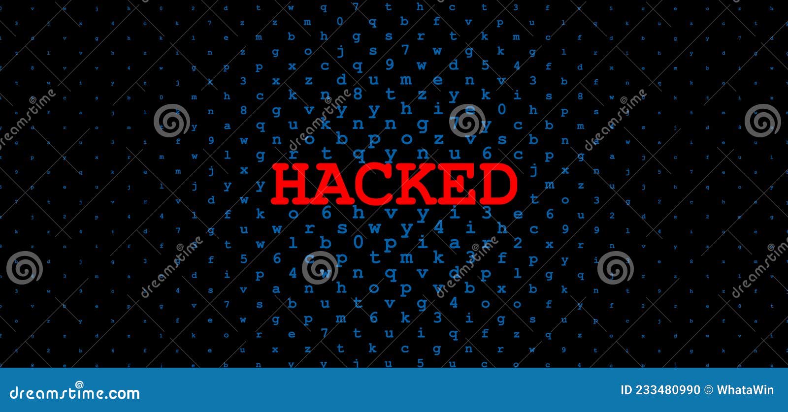 Abstract Technology Binary Code Dark Red Background. Cyber Attack, Ransomware, Malware ...