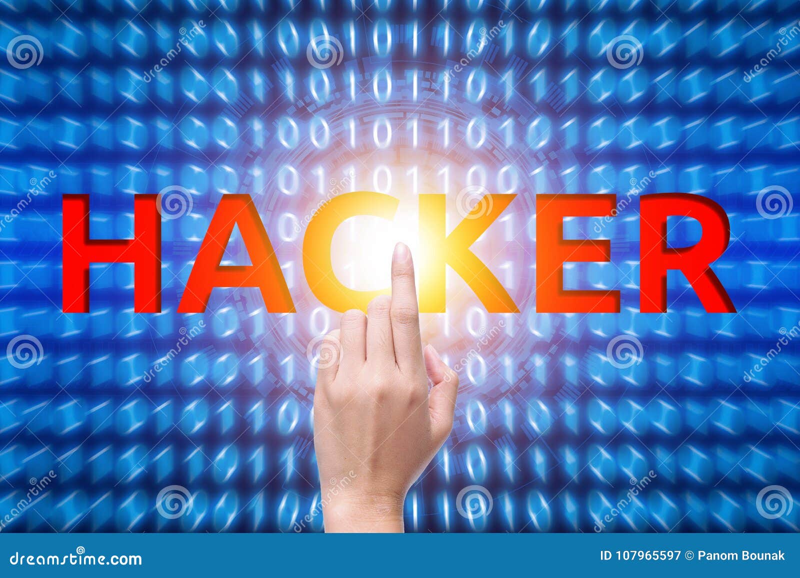 Abstract Technology of Binary Computer Code and Programming Stock Image ...