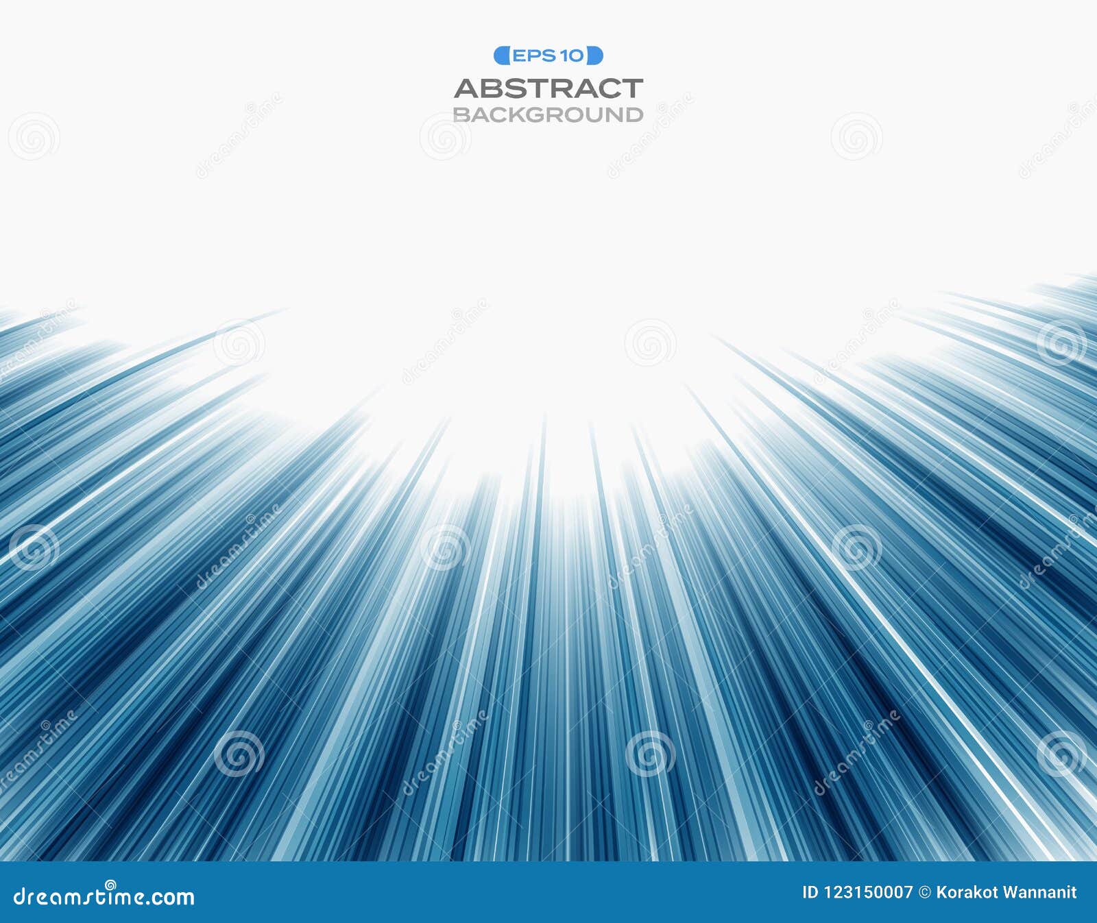 Abstract of Technology Blue Speed Stripe Line Pattern. Stock Vector ...