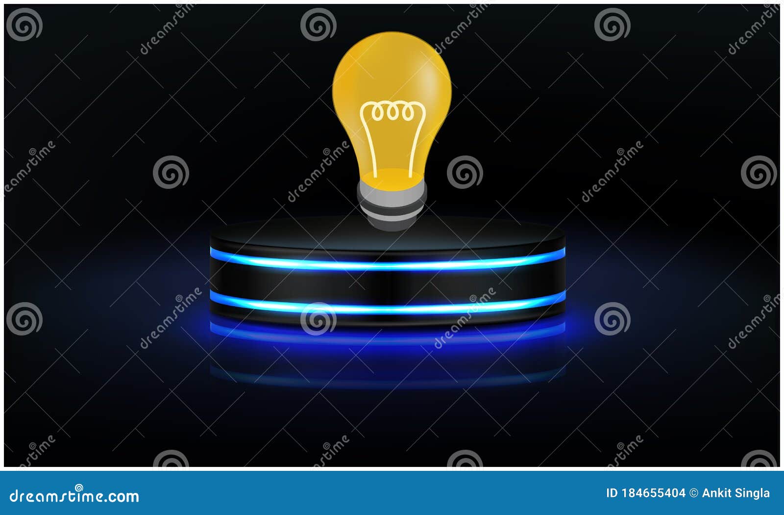 Digital Podium Isolated Cartoon Vector Illustrations. | CartoonDealer ...