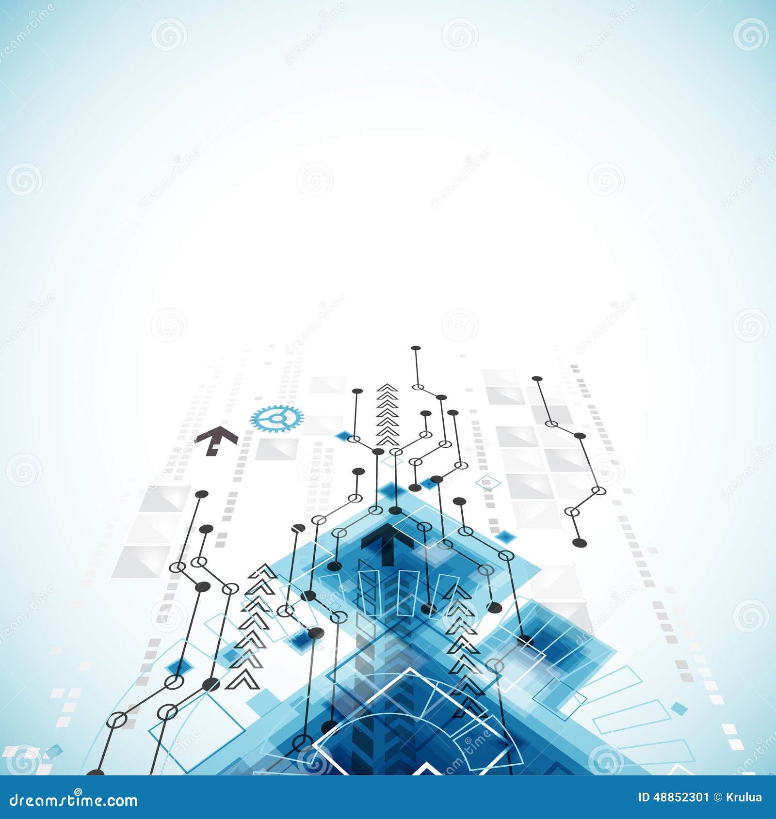 Abstract Technology Business Background Stock Vector - Illustration of ...
