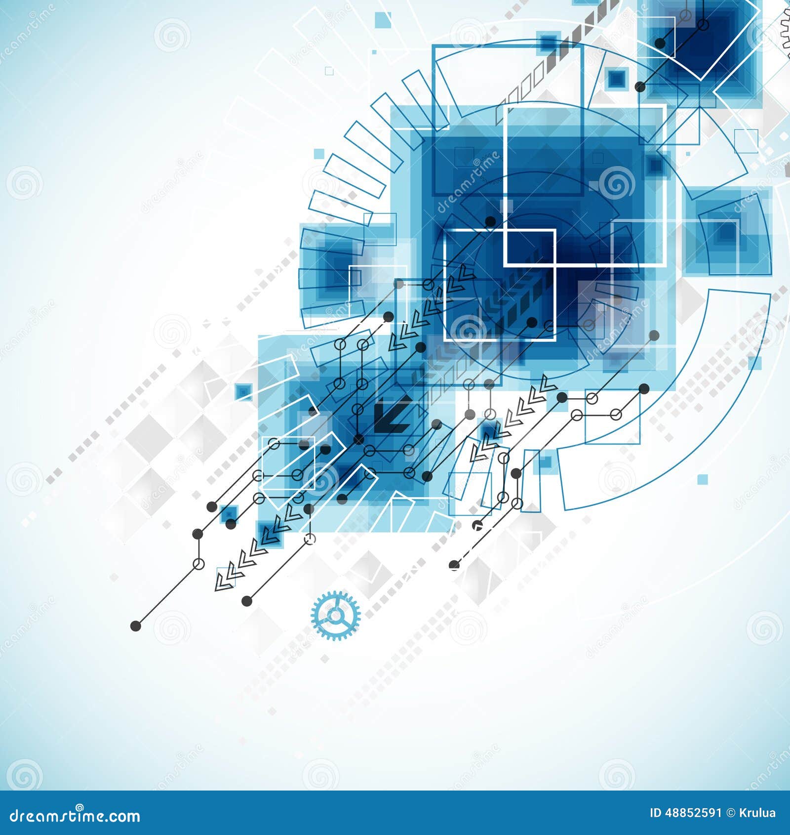 Abstract Technology Business Background Stock Vector - Illustration of ...