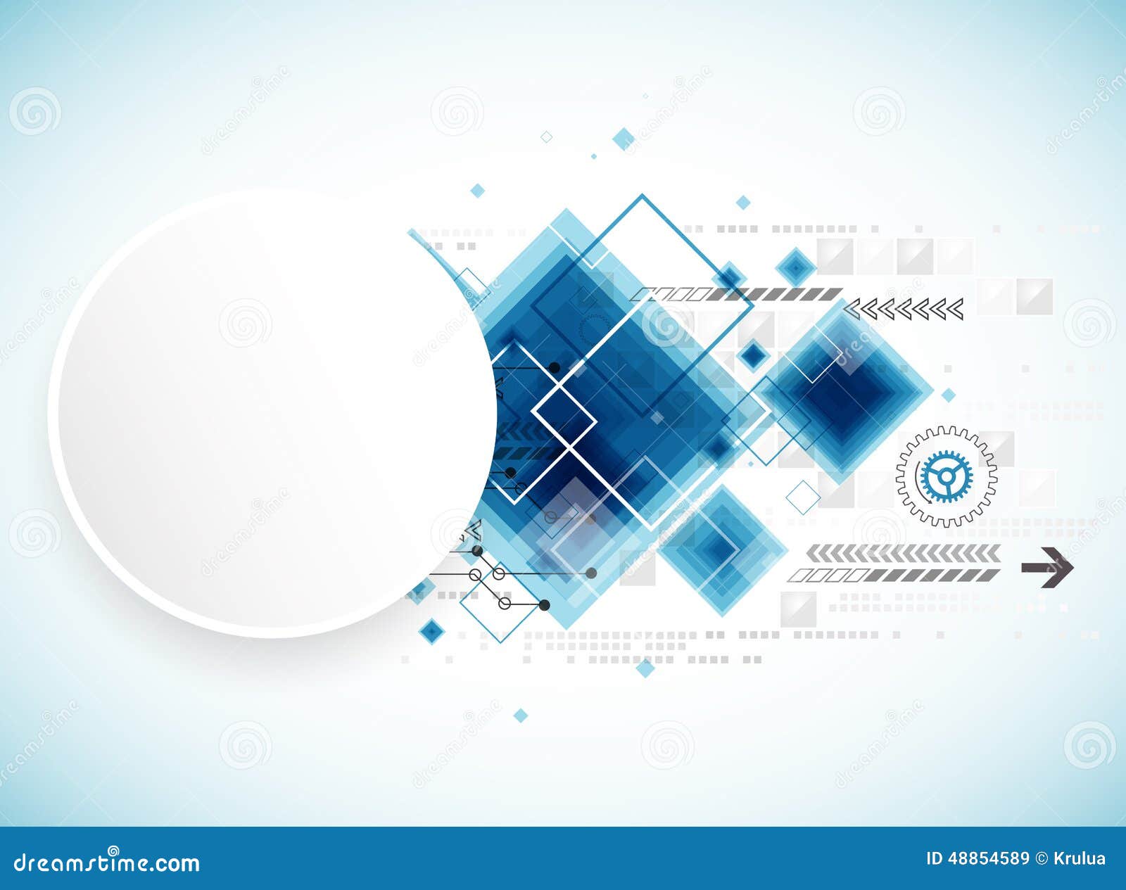 Abstract Technology Business Background Stock Vector - Illustration of ...
