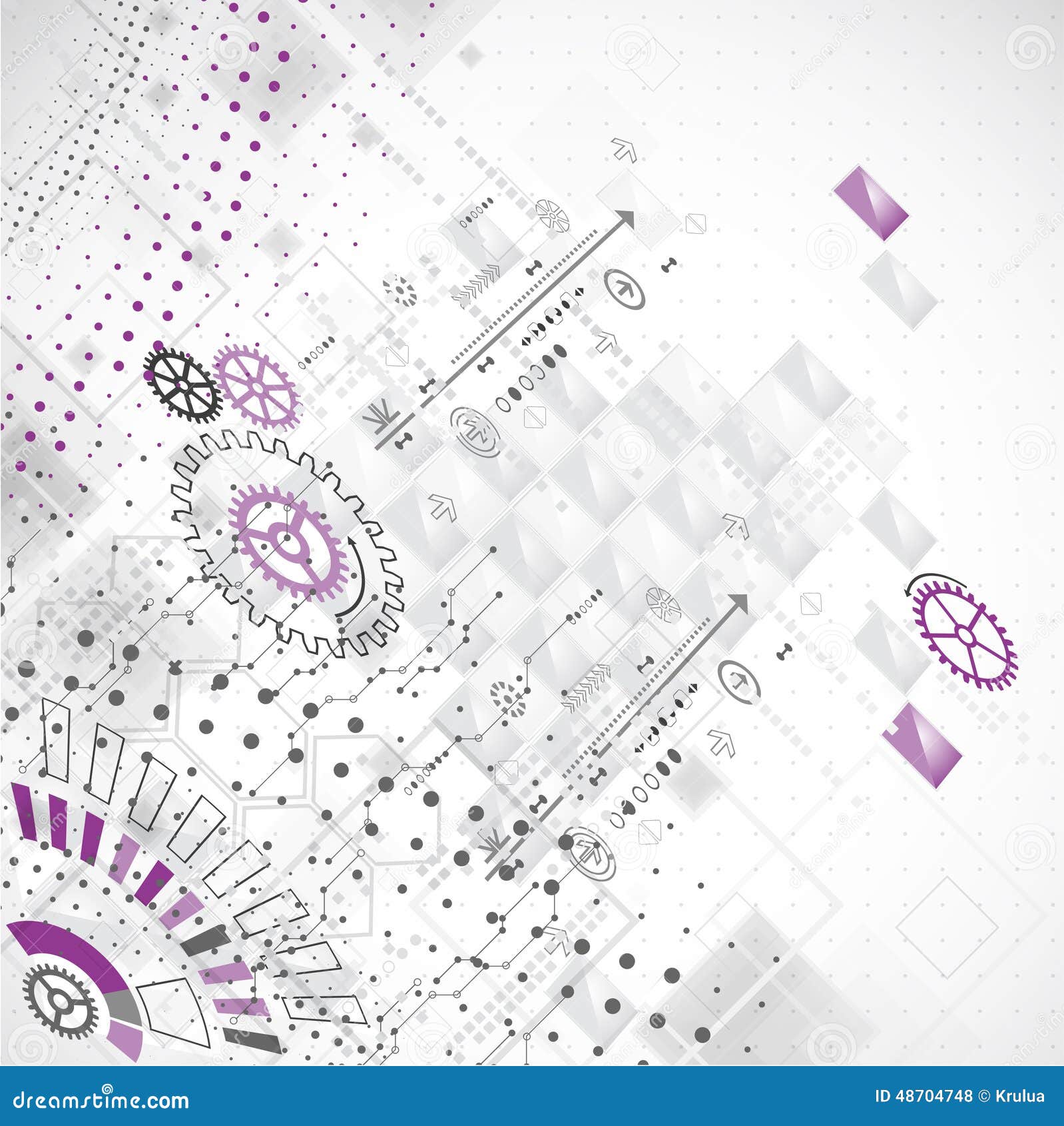 Abstract Technology Business Background Stock Vector - Illustration of ...