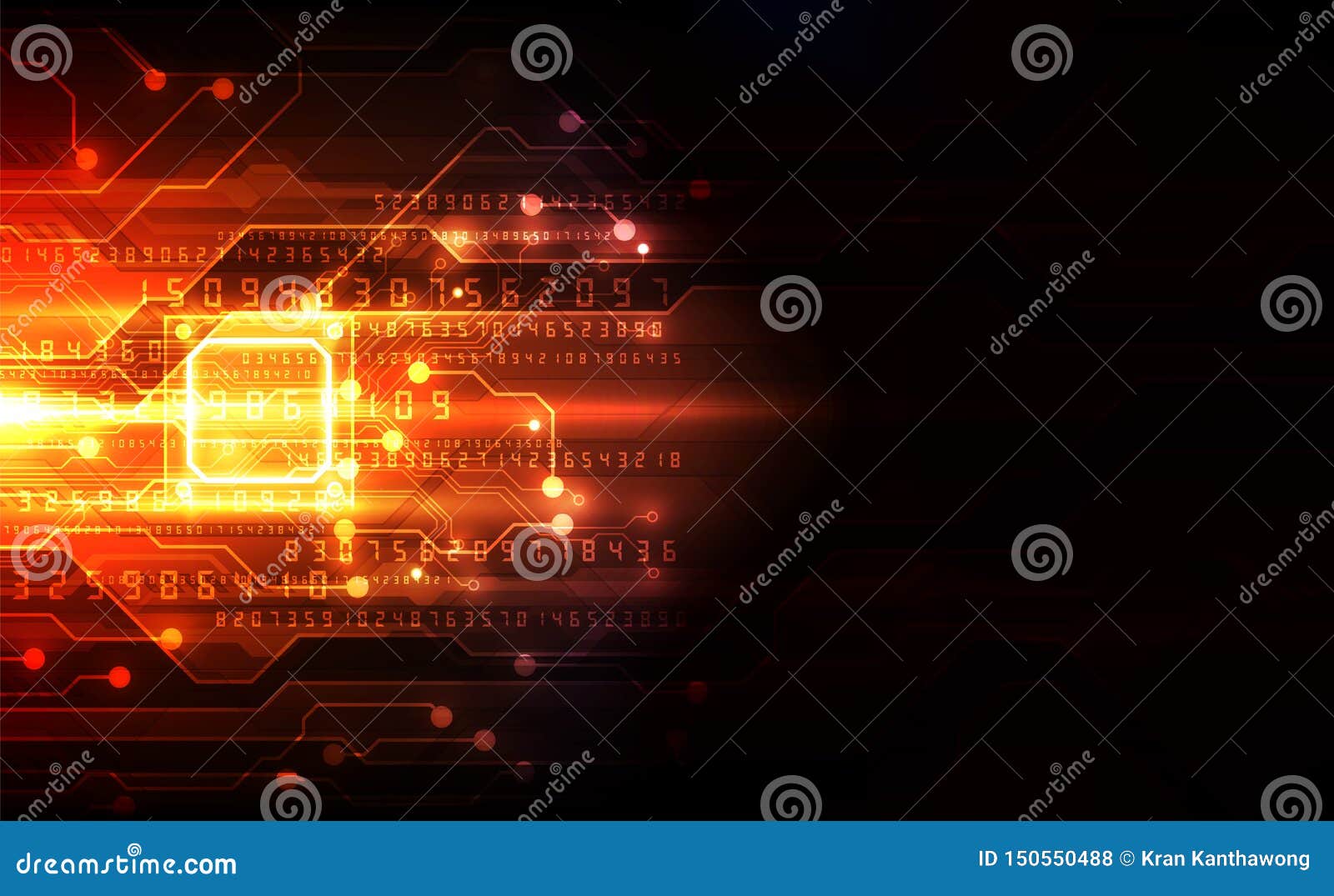 Abstract Technology Chip Processor Background Circuit Board and Html ...