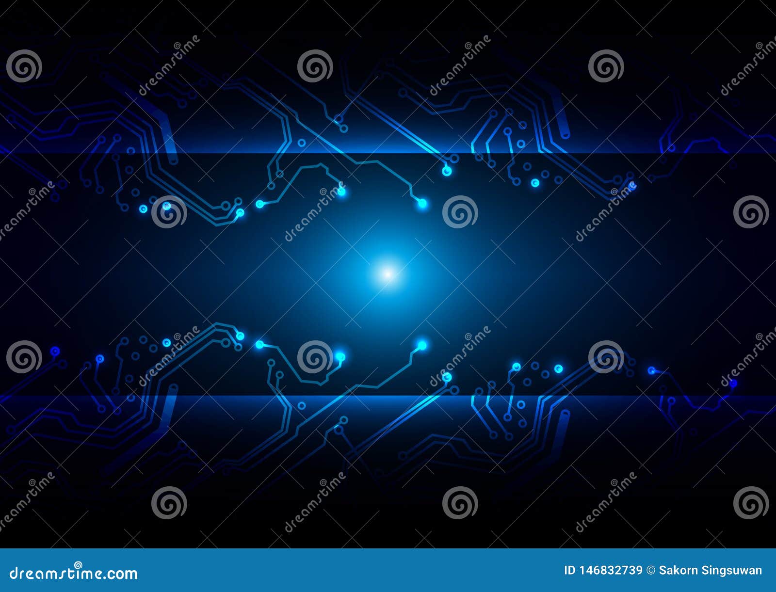 Abstract Technology Circuit Background,illustration Vector Design Stock ...