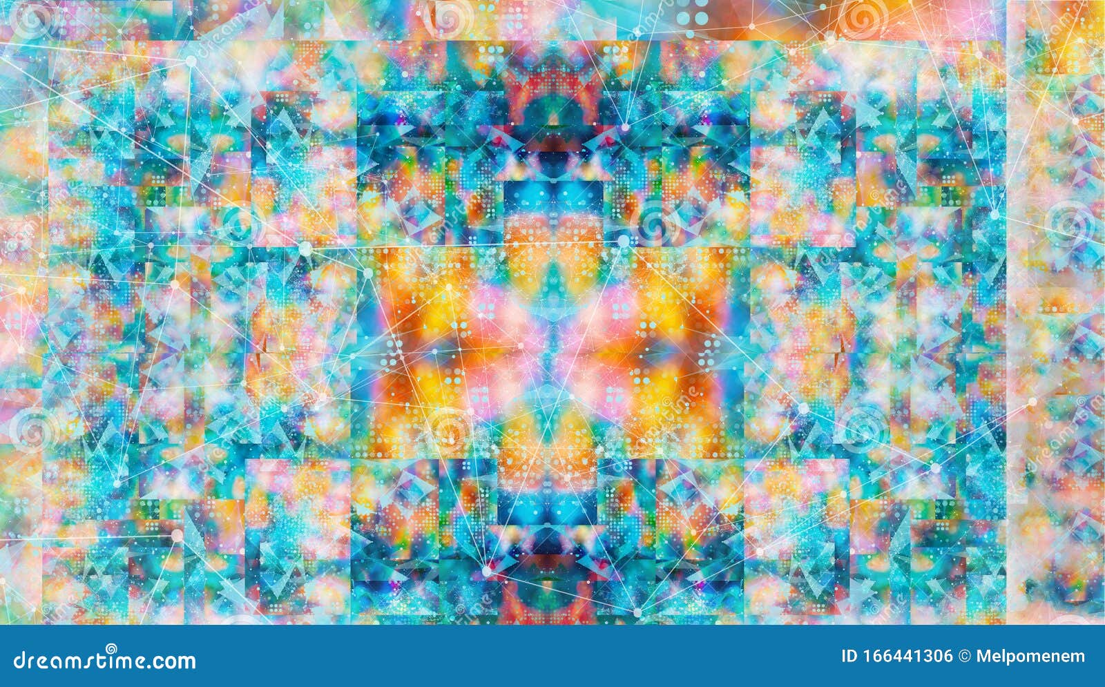 Abstract Technology Collage Background Stock Illustration ...