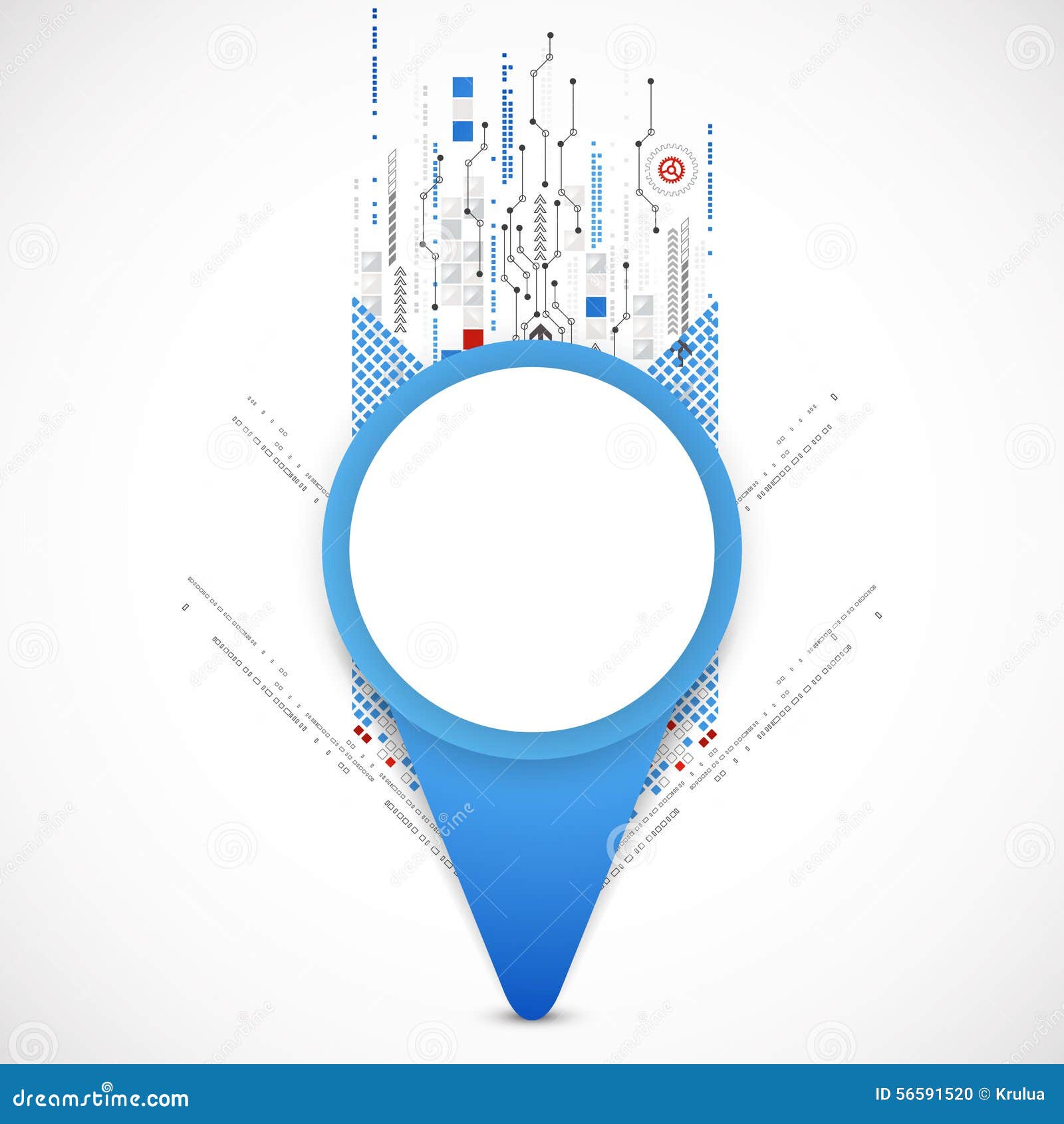 Abstract Technology Color Pointer. Stock Vector - Illustration of ...