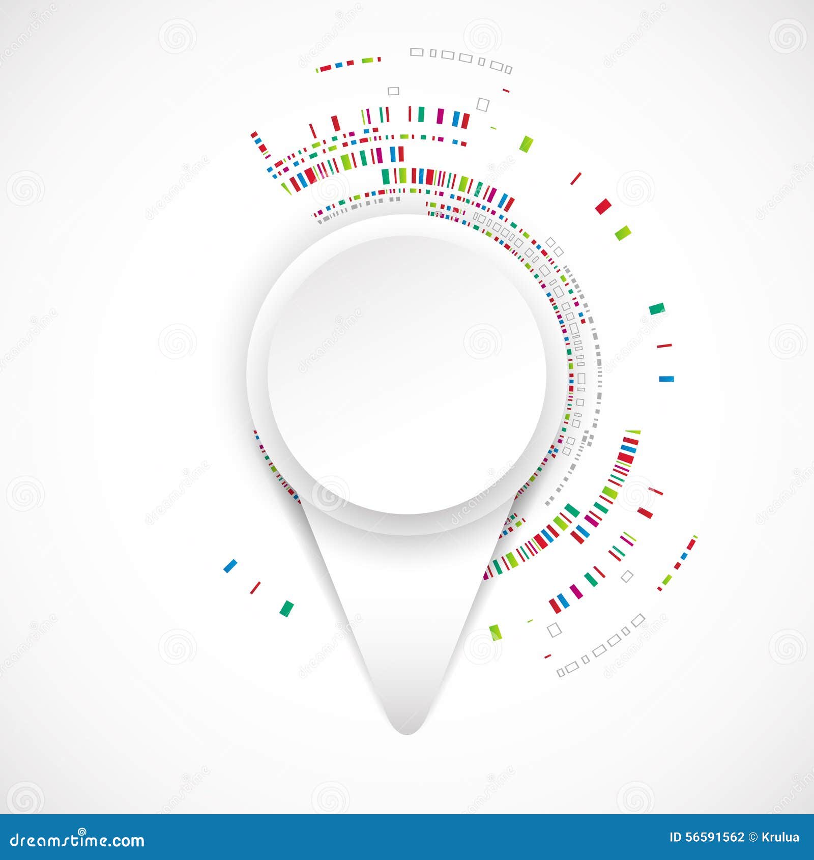 Abstract Technology Color Pointer. Stock Vector - Illustration of mark ...