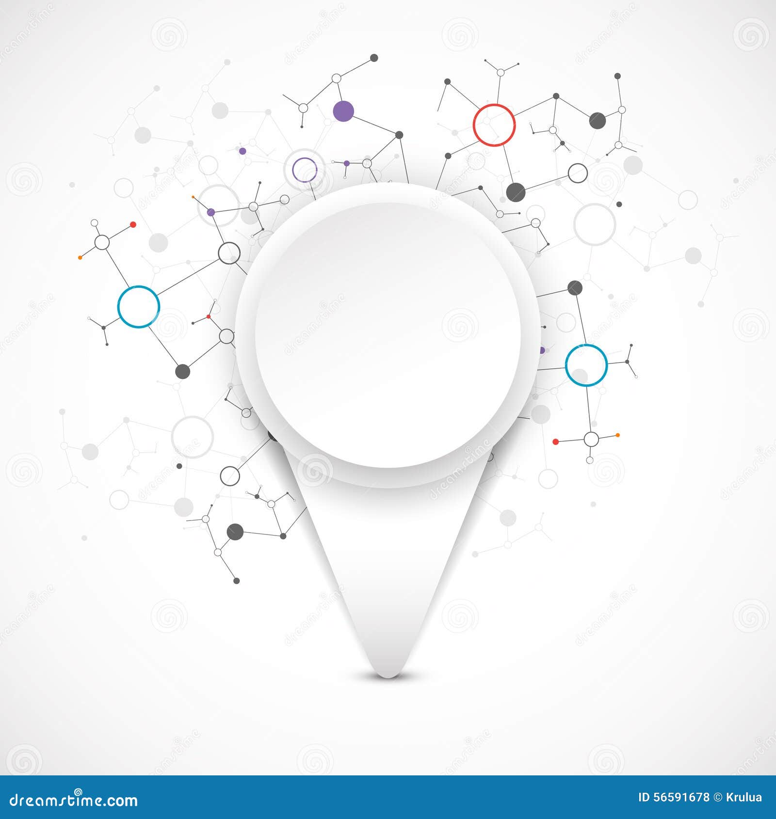 Abstract Technology Color Pointer. Stock Vector - Illustration of ...