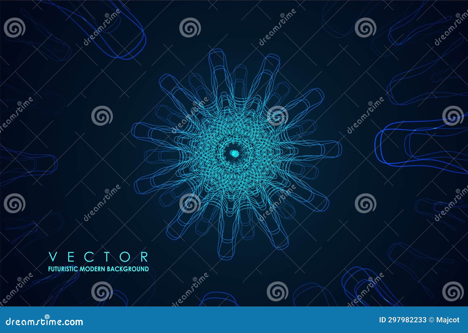 Abstract Technology Communication Background Stock Vector ...
