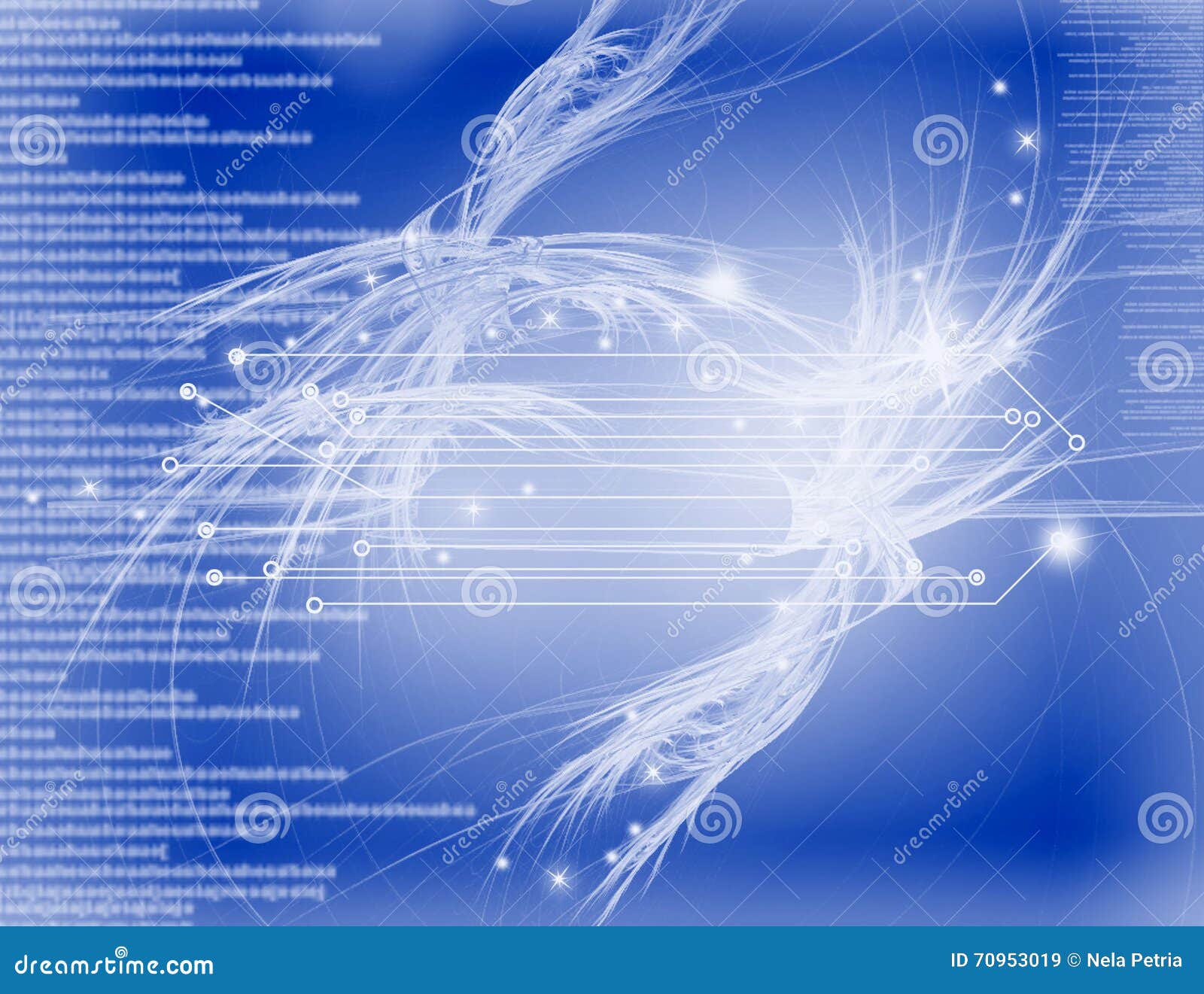 Abstract Technology Communication Concept Background Stock Illustration ...