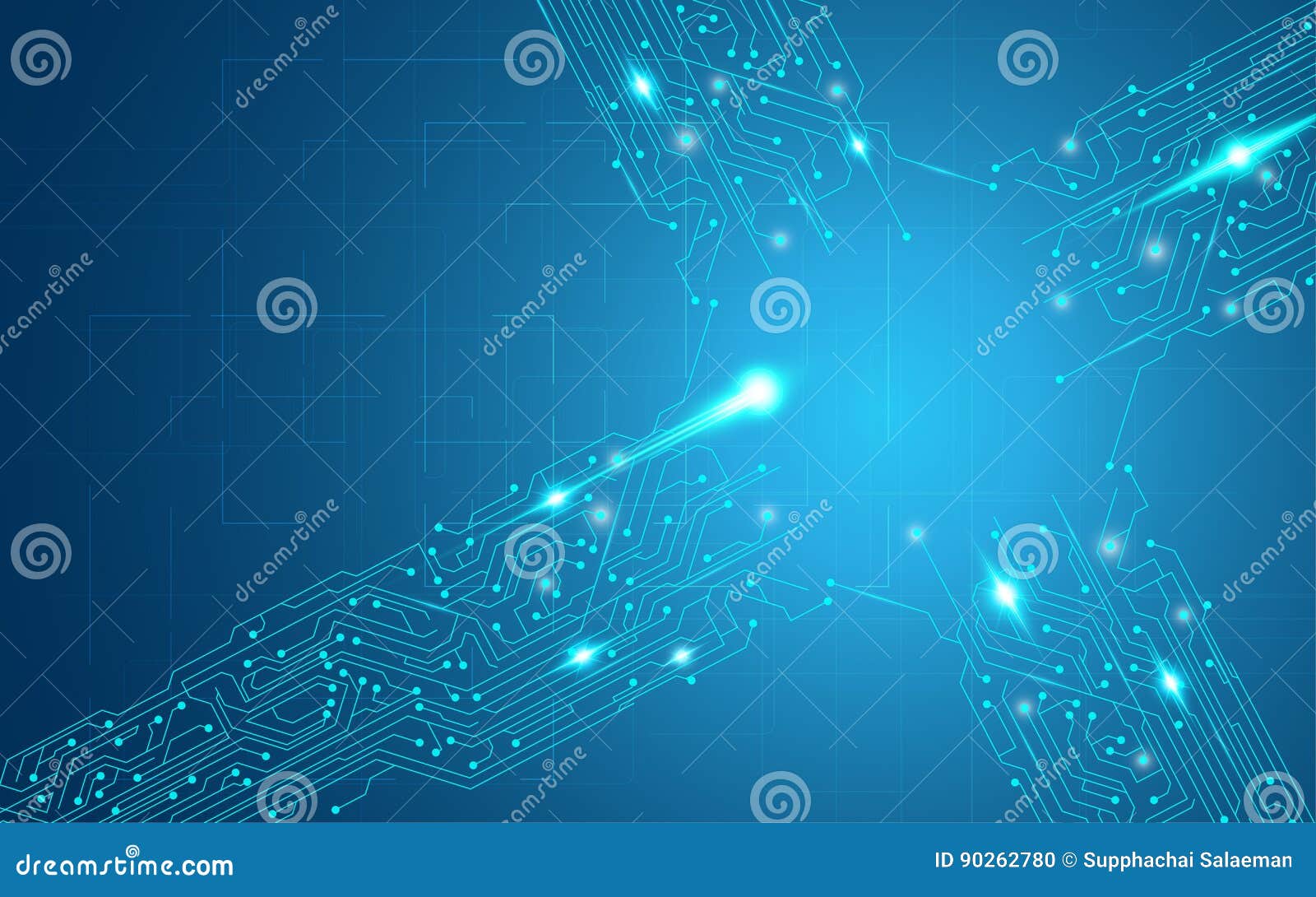 Abstract Technology Computer Cloud Innovation Concept Background Stock ...