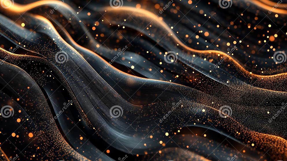 Abstract Technology Concept of Data Stream with Repeating Patterns and ...