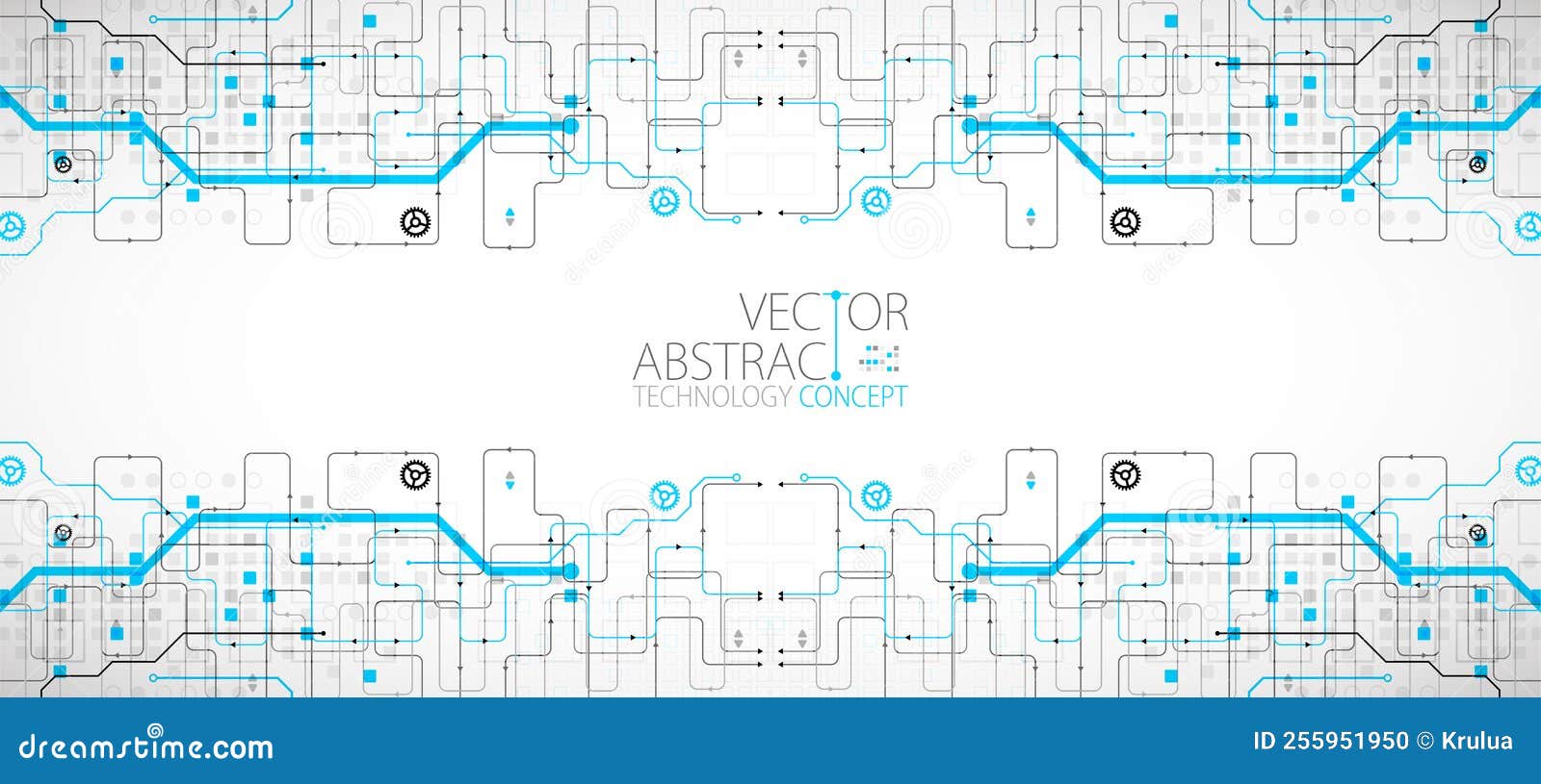 Abstract Technology Concept. High Computer Color Background Stock ...