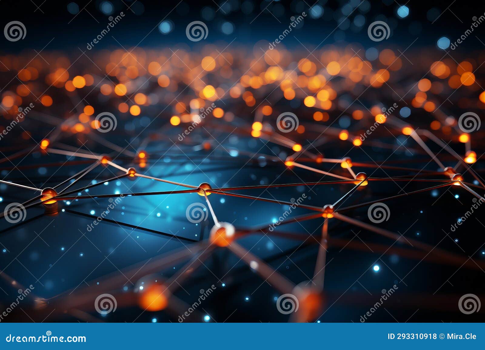 Abstract Technology Connection Background, Created with Generative AI ...