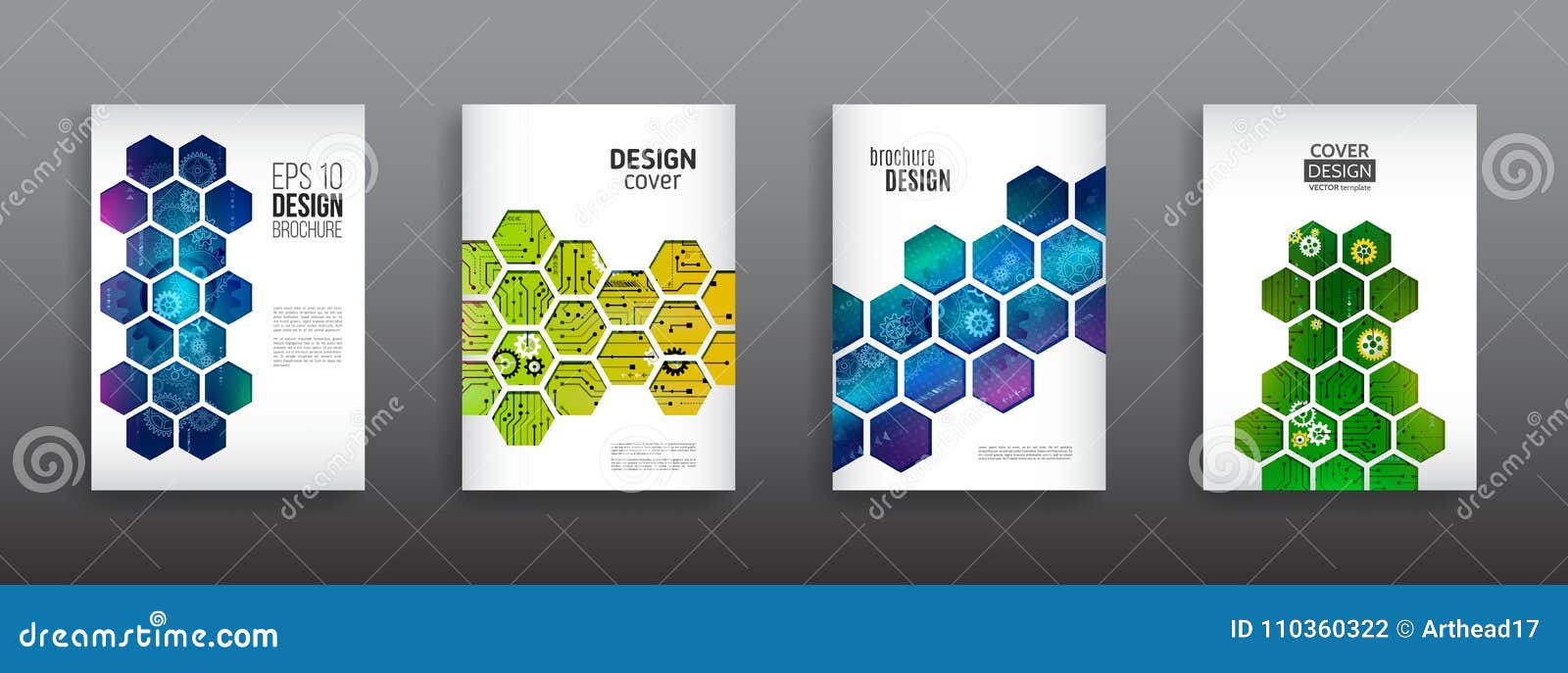 Abstract Technology Cover with Hexagon Elements. Stock Vector ... Abstract Technology Cover with Hexagon Elements. Stock Vector ...