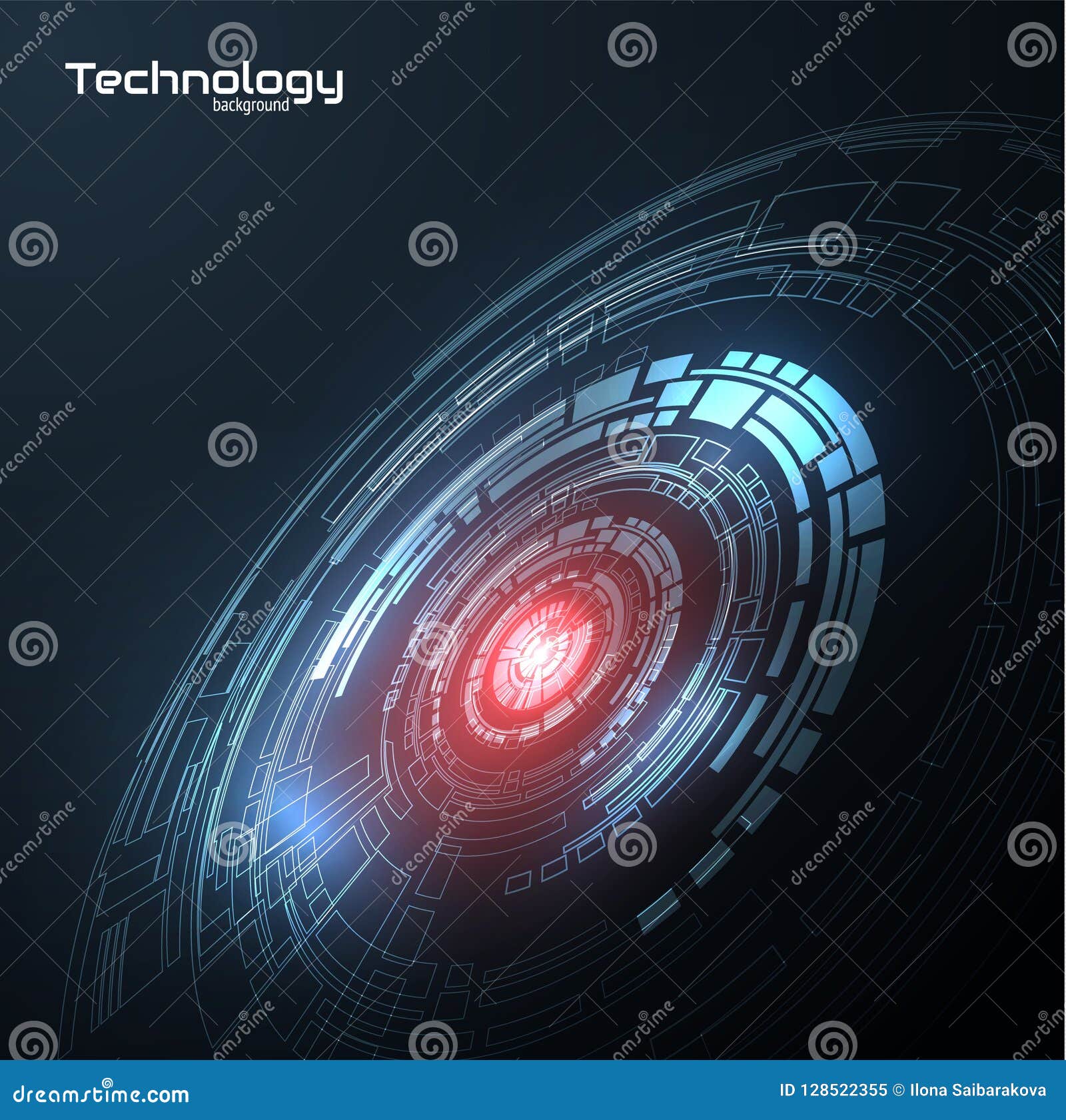 Abstract Technology 3d Shape Vector Background. EPS10 Stock Vector ...