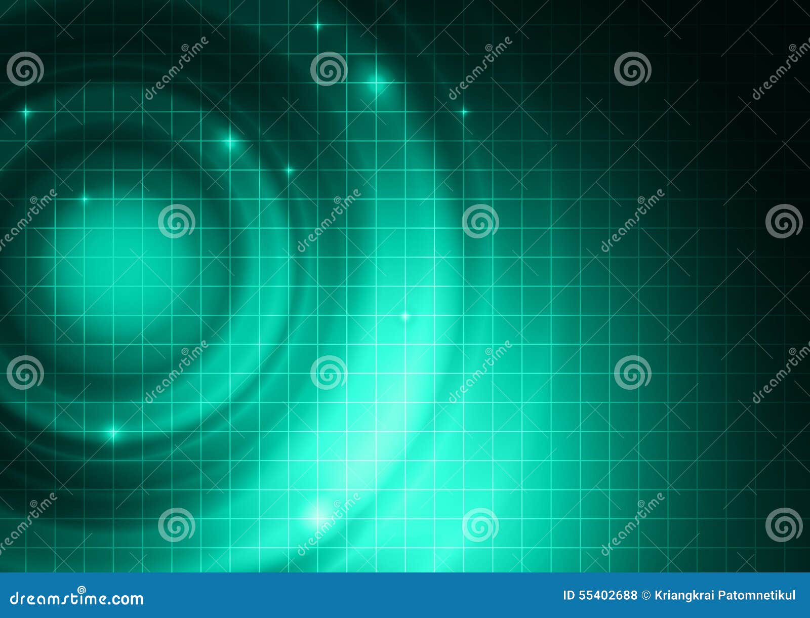 Abstract Technology Dark Cyan Background Stock Vector - Illustration of ...