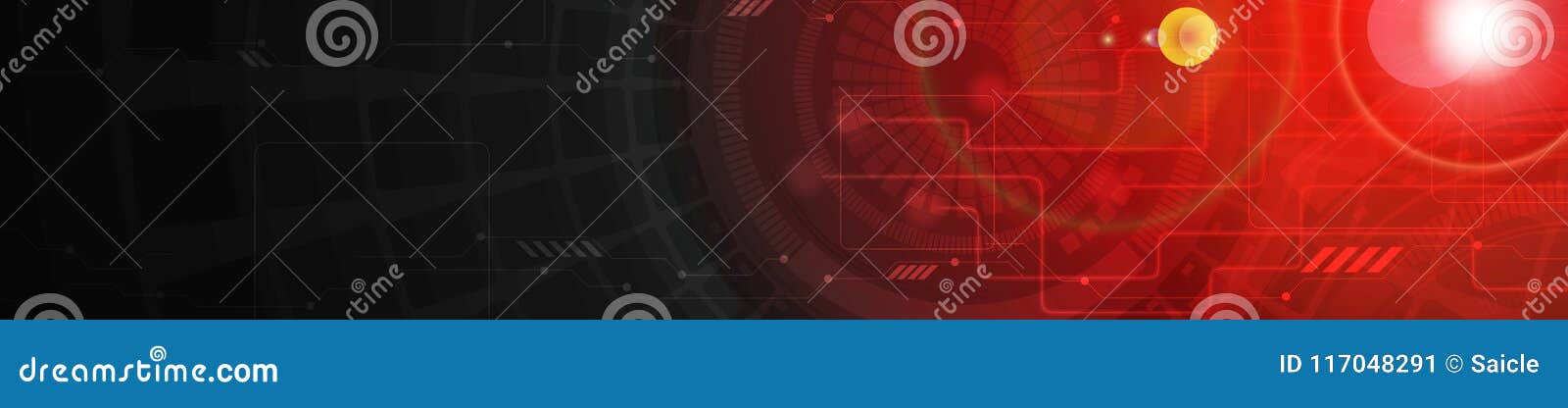 Abstract Technology Dark Red Web Header Banner Stock Vector ...