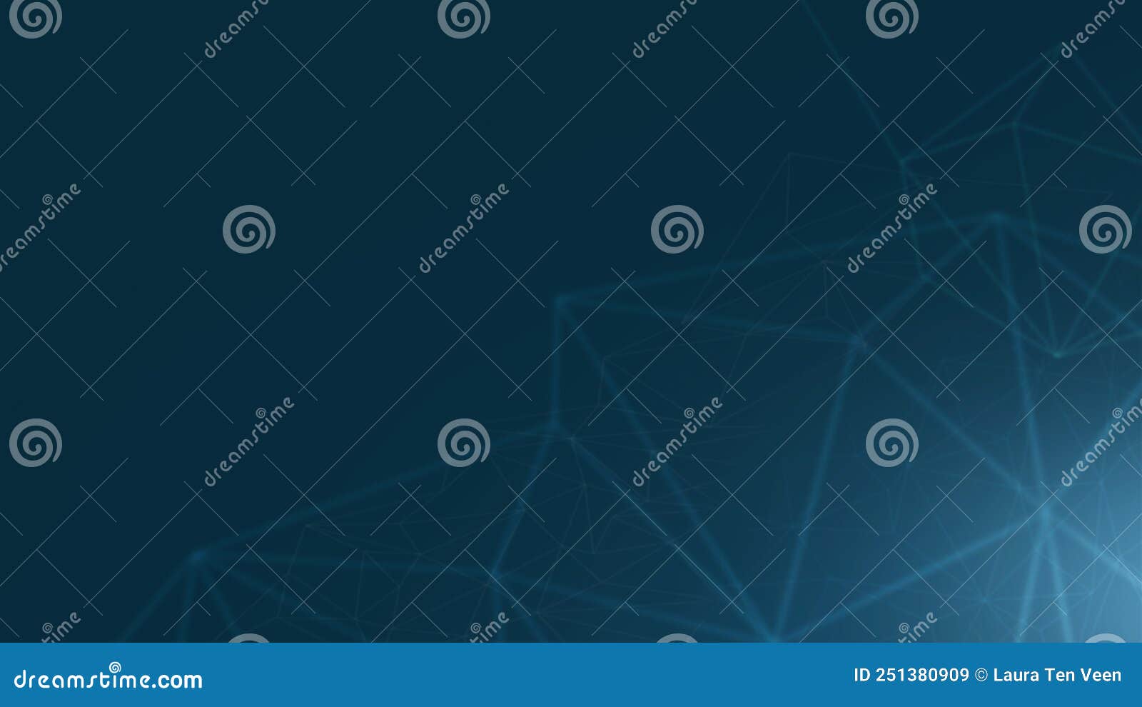 Abstract Technology Design with Connection Lines on Blue Background ...