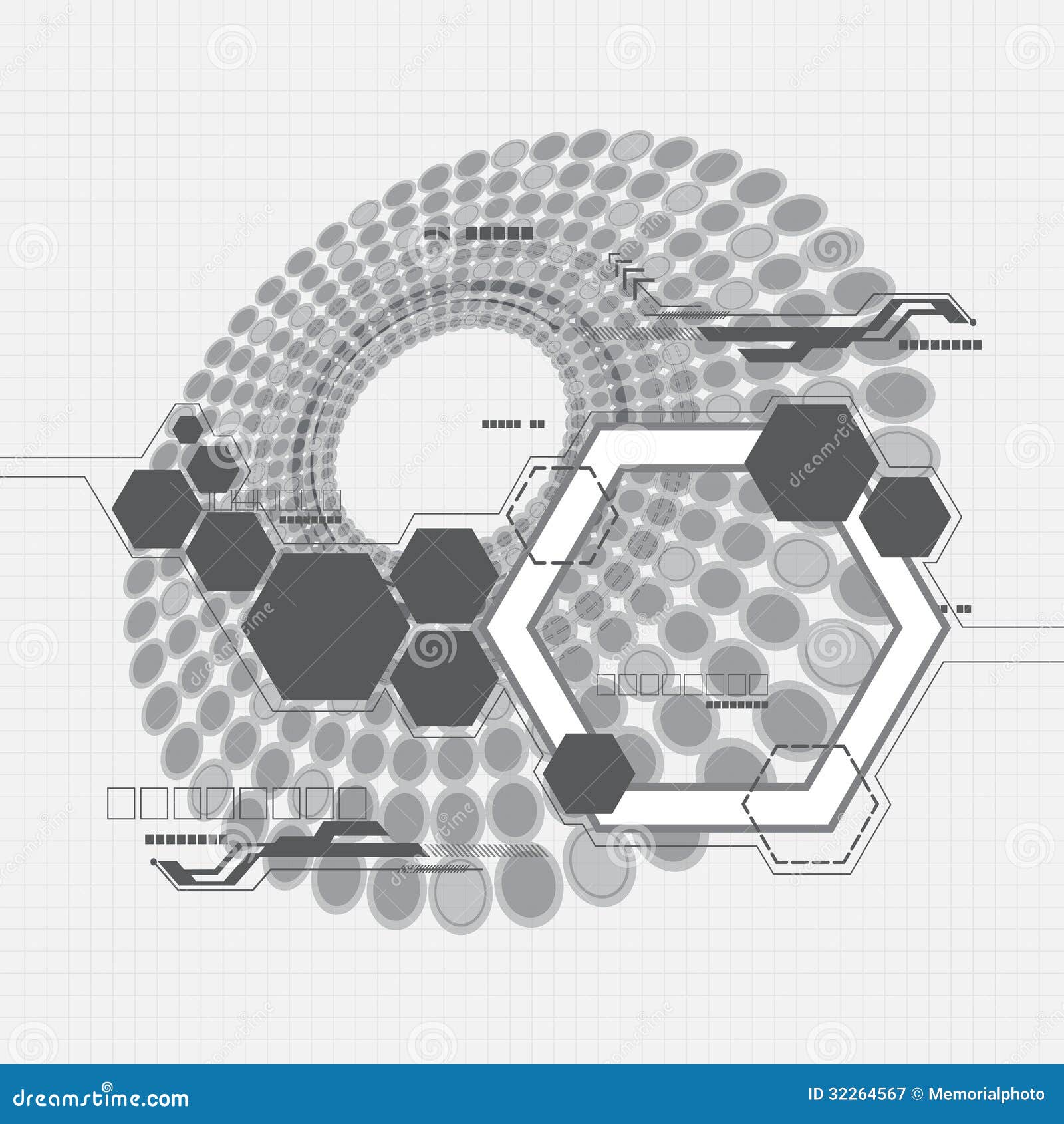 Abstract technology design stock vector. Illustration of creative ...