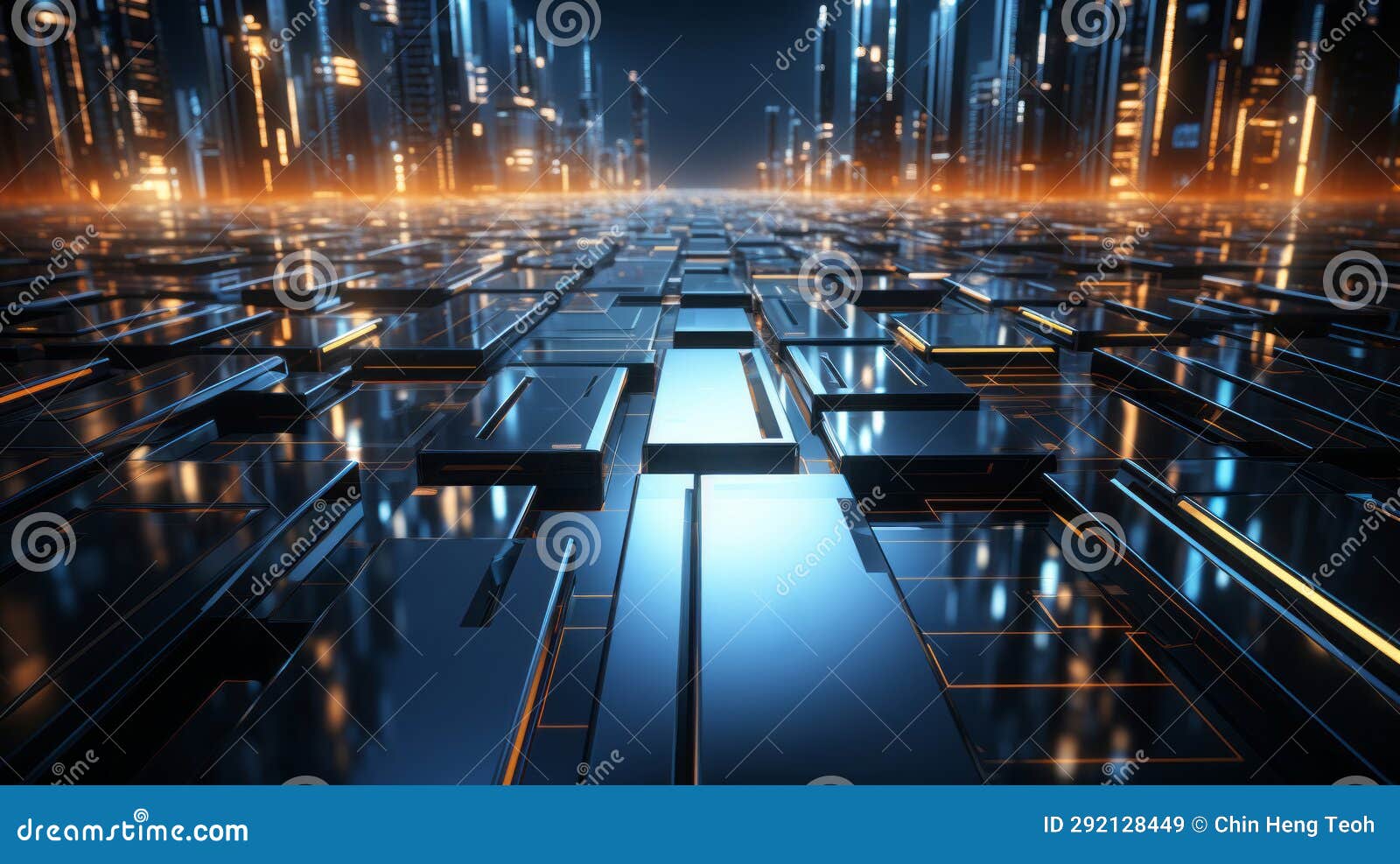 Abstract Technology Digital Background. High Tech Concept Stock ...