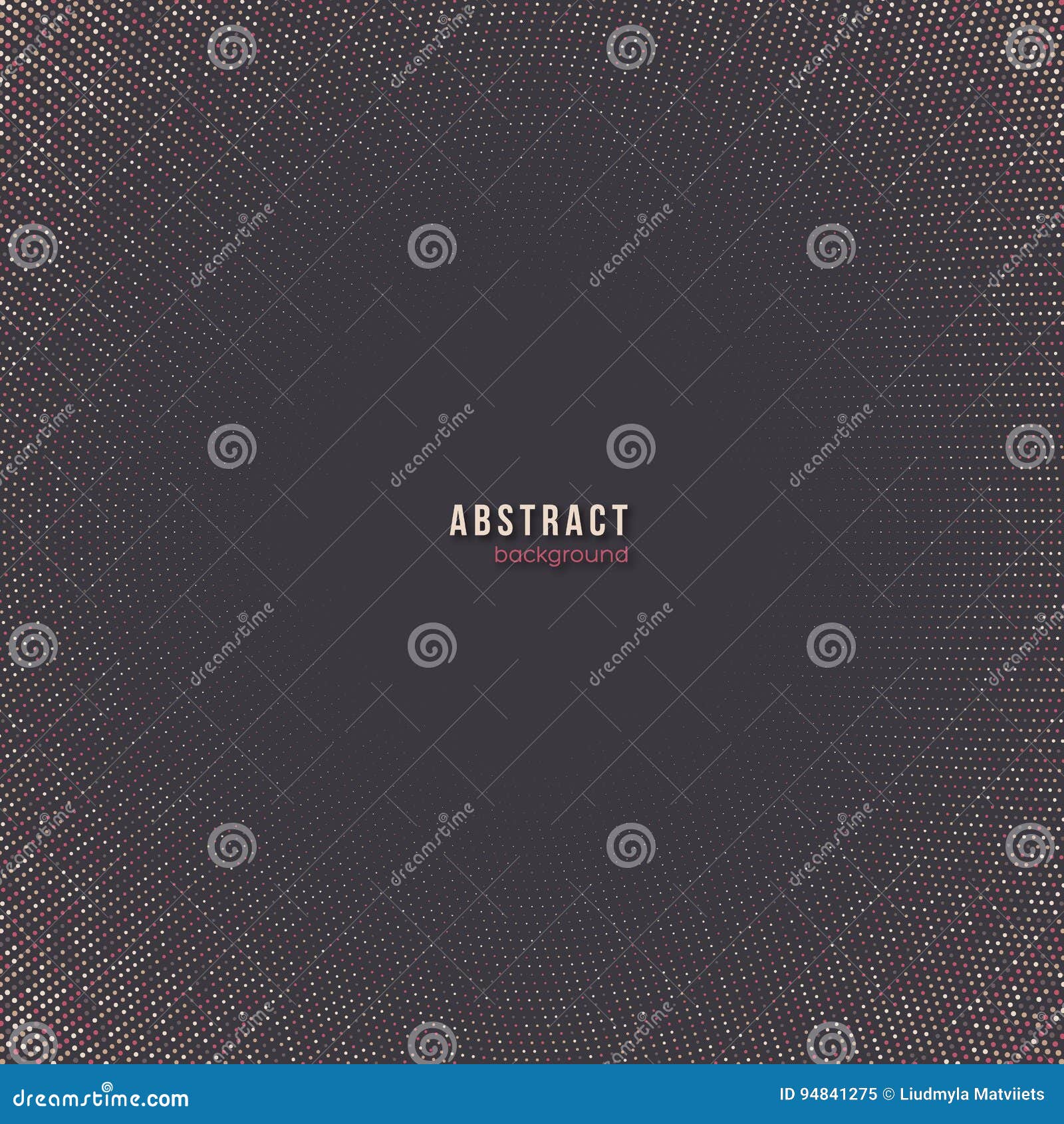 Abstract Technology, Digital, Dotted Background. Stock Illustration ...