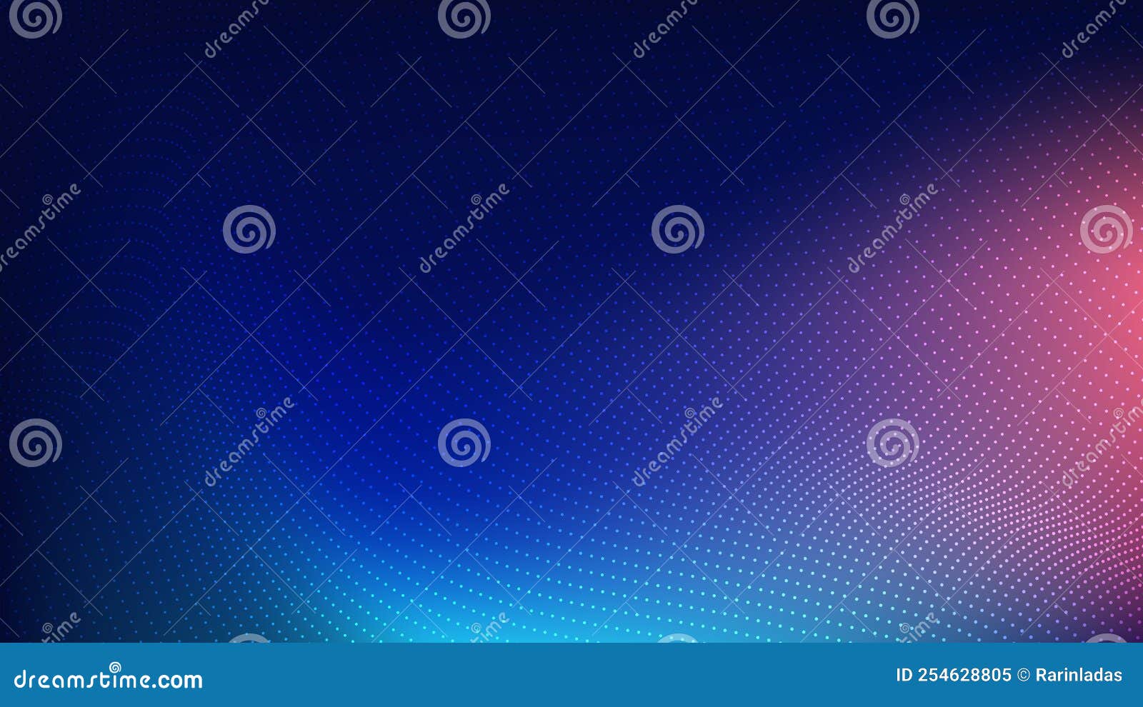 Abstract Technology Dots Halftone Effect Particles Vibrant Gradient ...