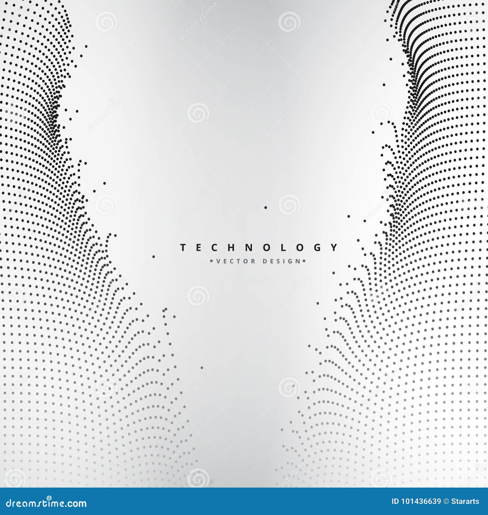 Abstract Technology Dots Mesh Vector Design Illustration Stock Vector ...