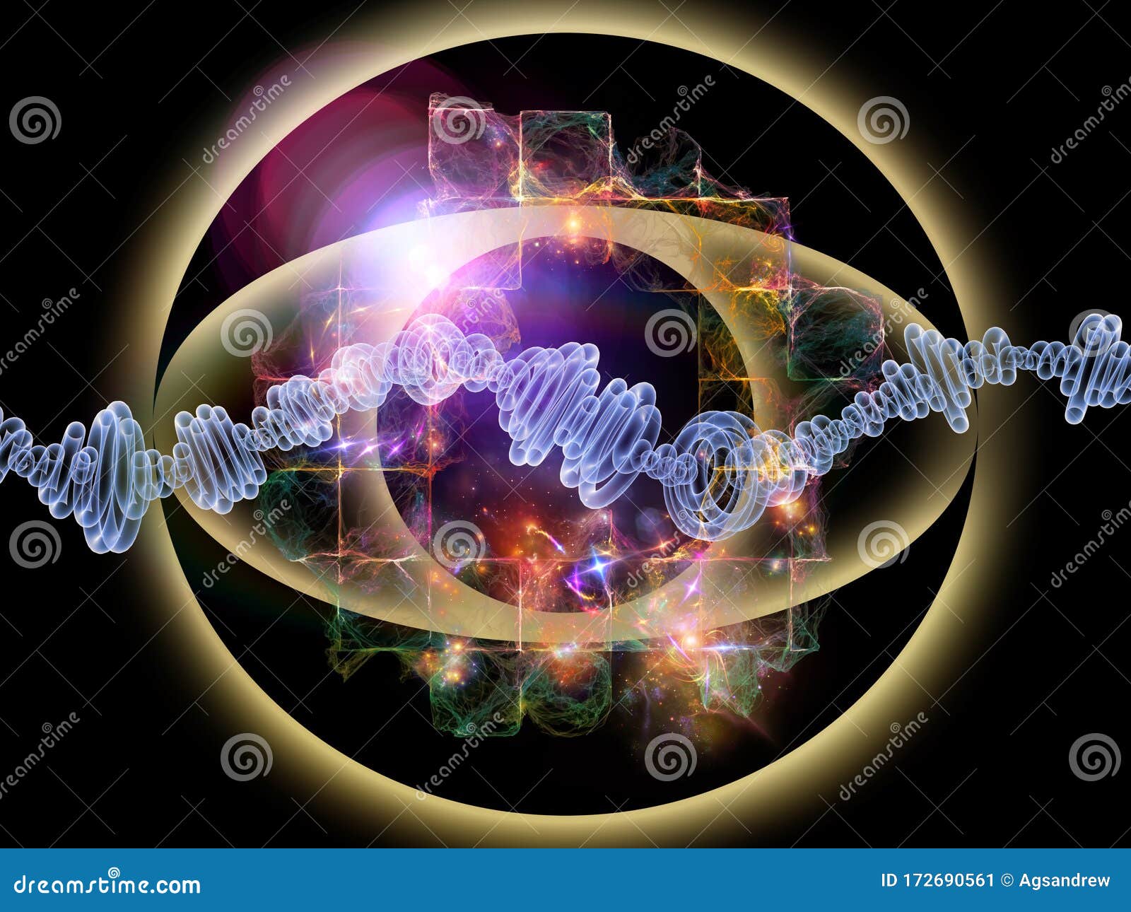 Abstract Technology Eye stock illustration. Illustration of design ...