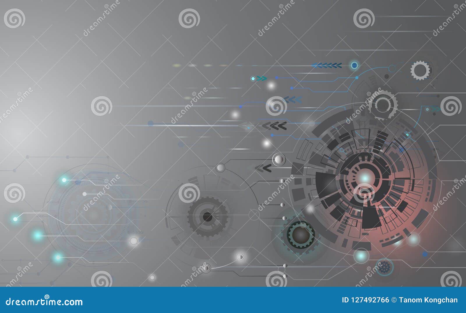 Electronic Interface Of The Future .Hud Futuristic .Technical Drawing ...