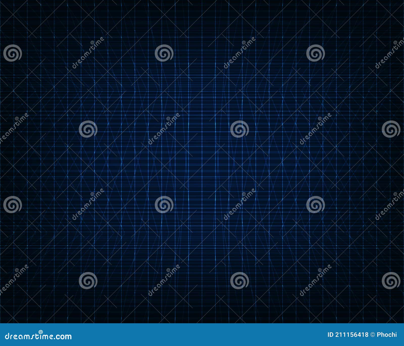 Abstract Technology Futuristic Concept Glowing Blue Line Grid ...