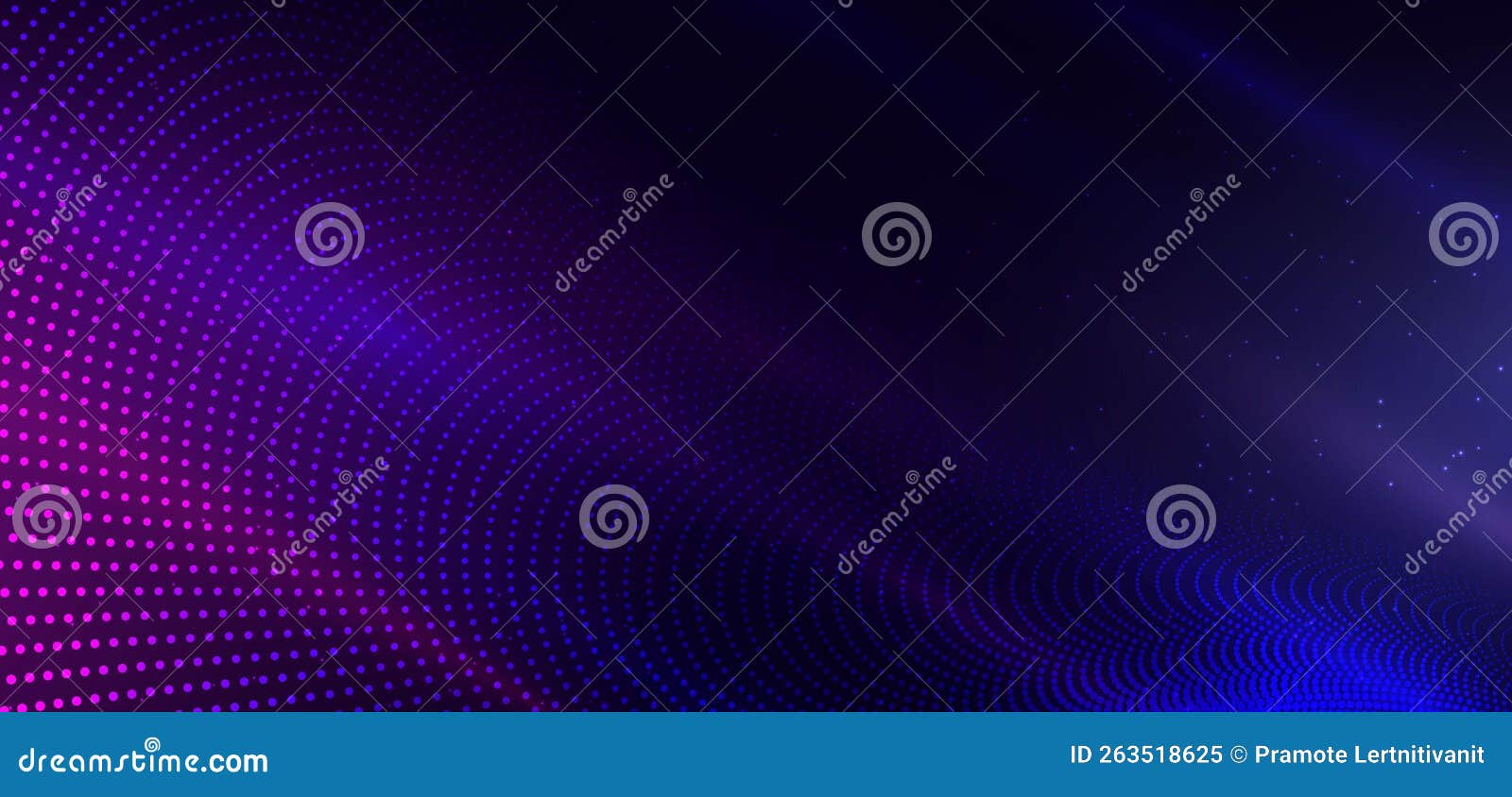 Abstract Technology Futuristic Digital Concept Dot Pattern with ...
